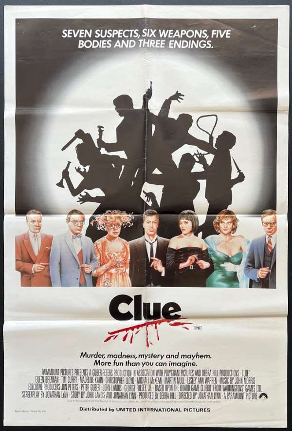 Clue 1985 Poster