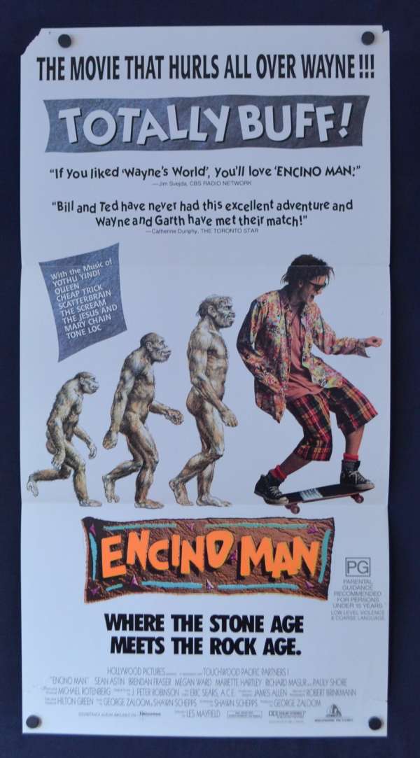 Encino Man Poster Encino Man (1992) Blu Ray Starring: Sean Astin,