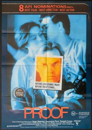 All About Movies - Proof Movie Poster Original Australian One Sheet ...